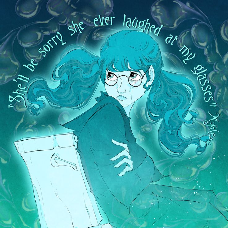 Moaning Myrtle Inspo Printed Fans Fan Art Moaning Myrtle