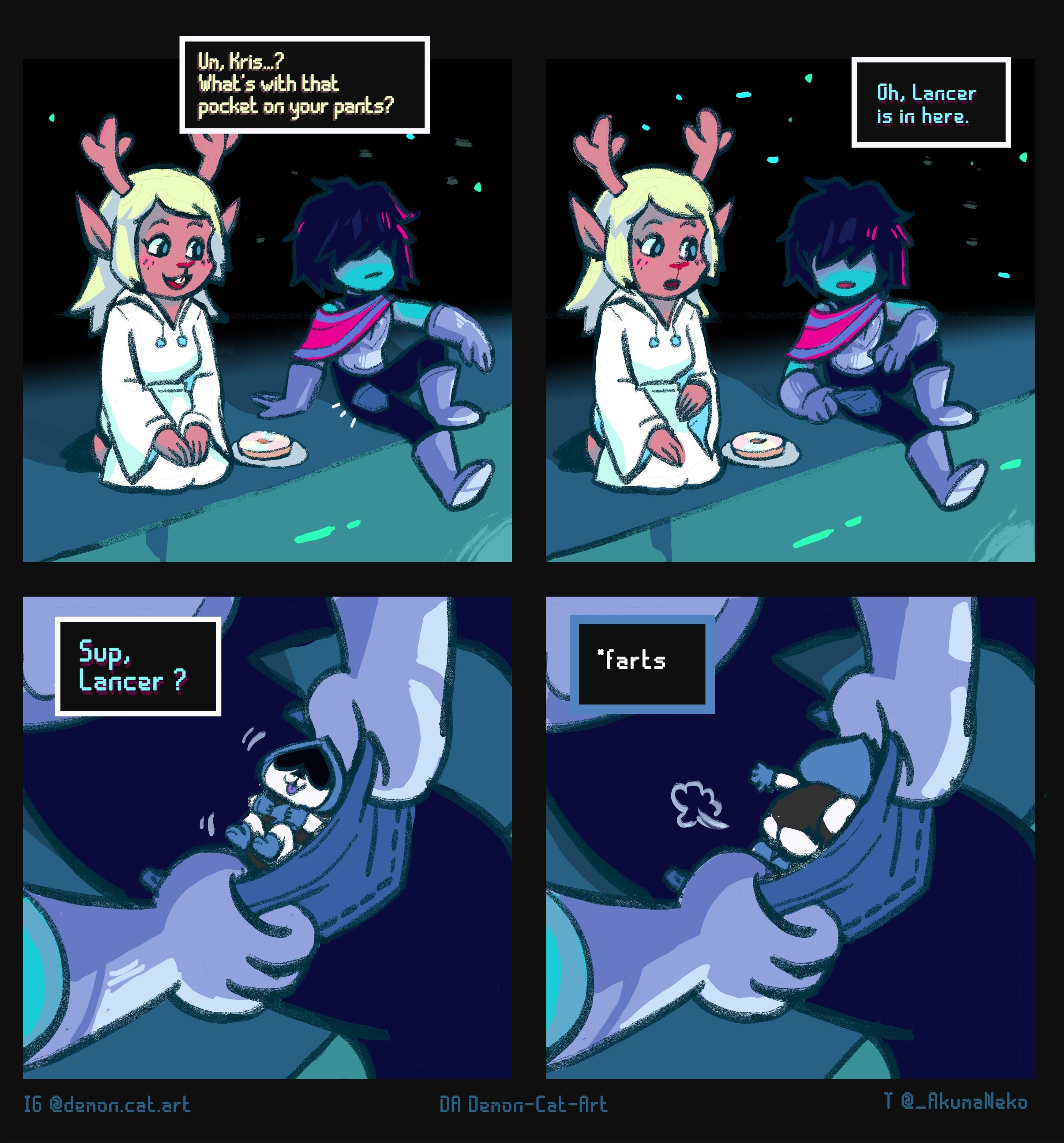 Pocket Sized Lancer Deltarune Undertale Funny Undertale Comic Undertale Comic Funny