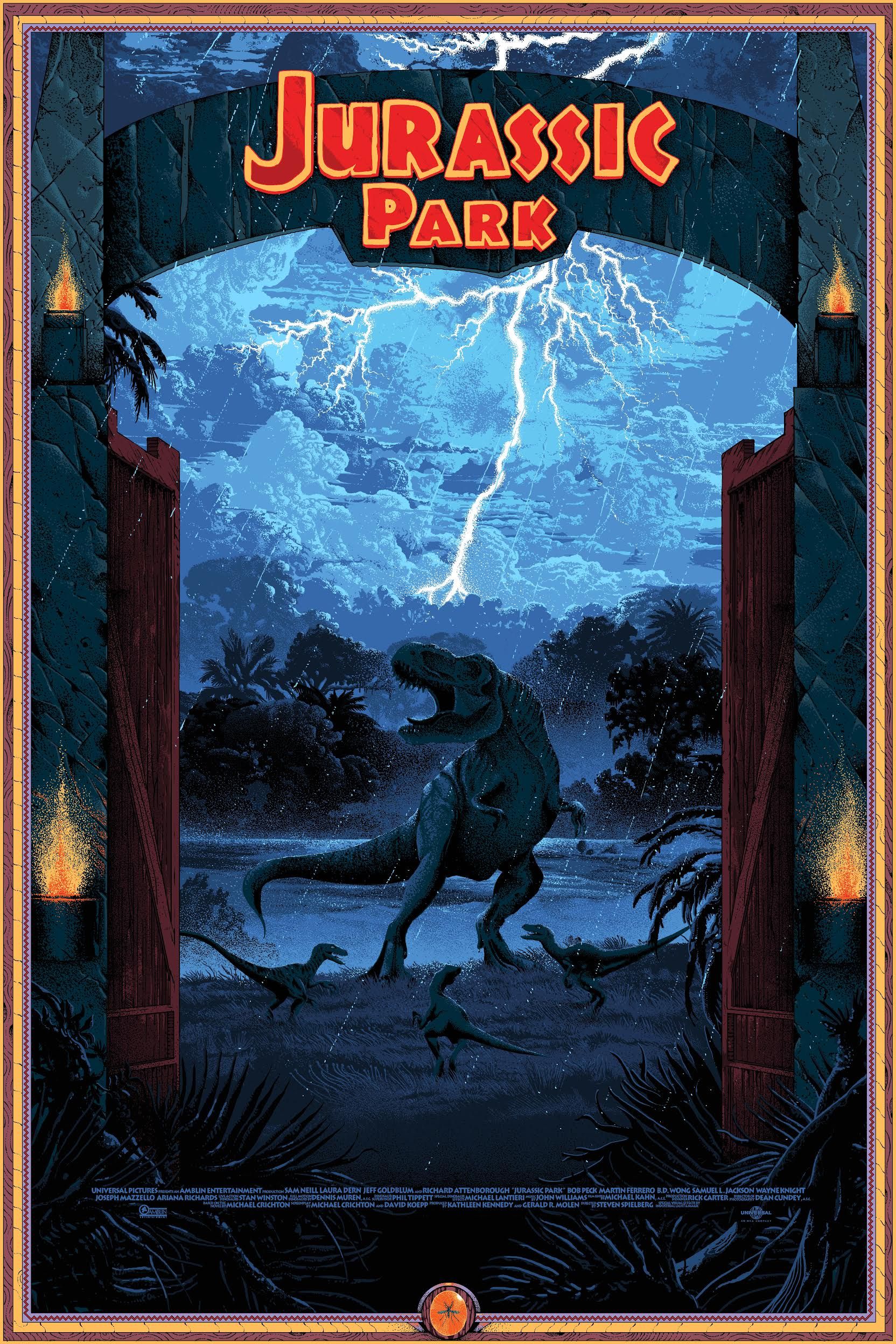 These Jurassic Park Posters Are As Beautiful As The Movie Itself Jurassic Park Poster