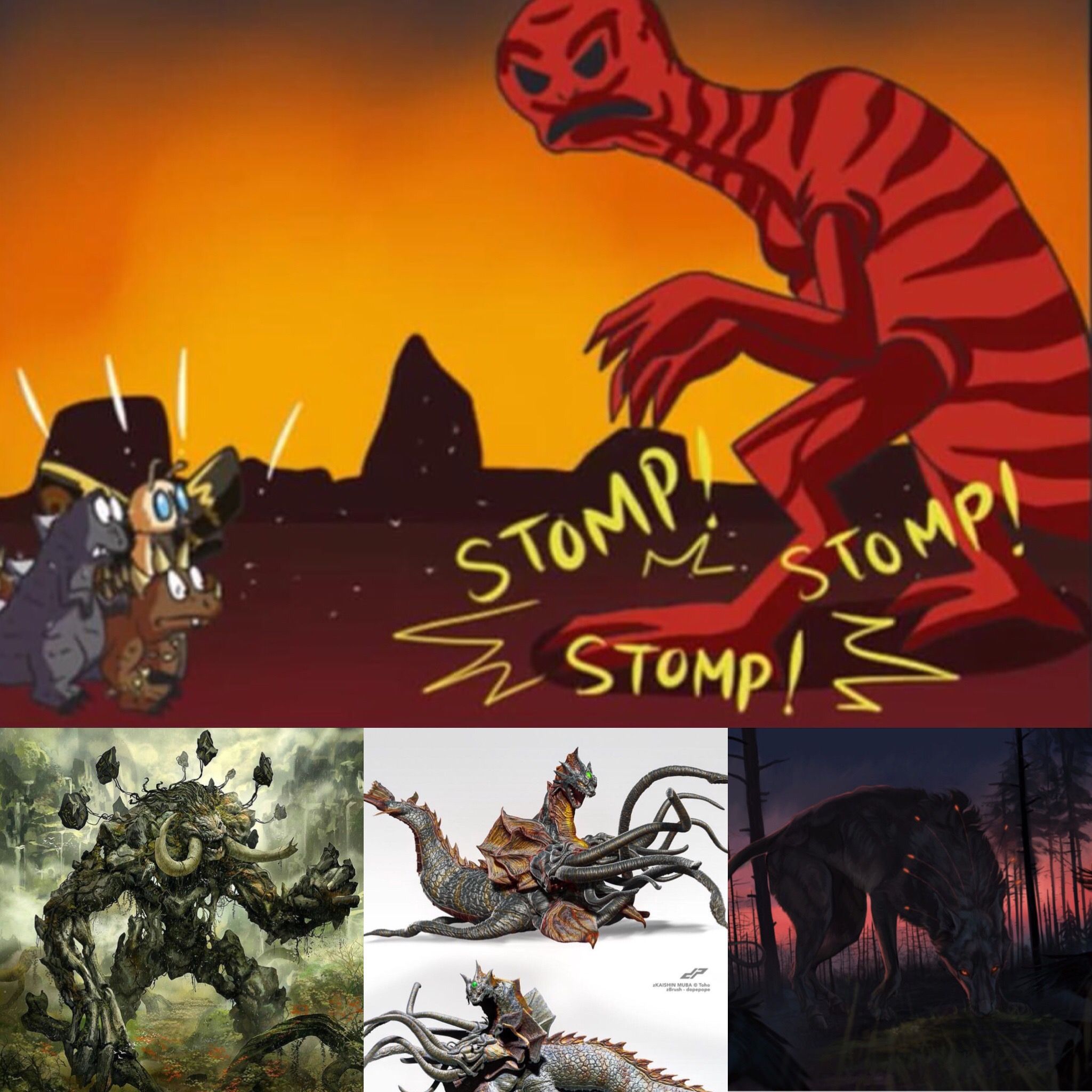Comic Books Comic Book Cover Kaiju Mutant Demons Aliens Monsters