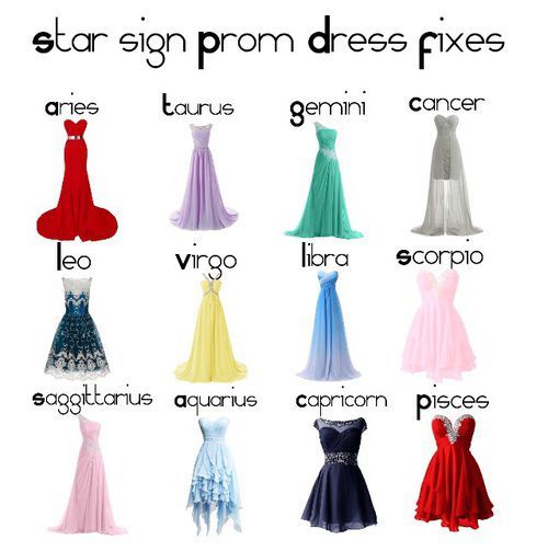 Zodiac Signs As Prom Dresses Dresses Zodiac Signs Zodiac Signs