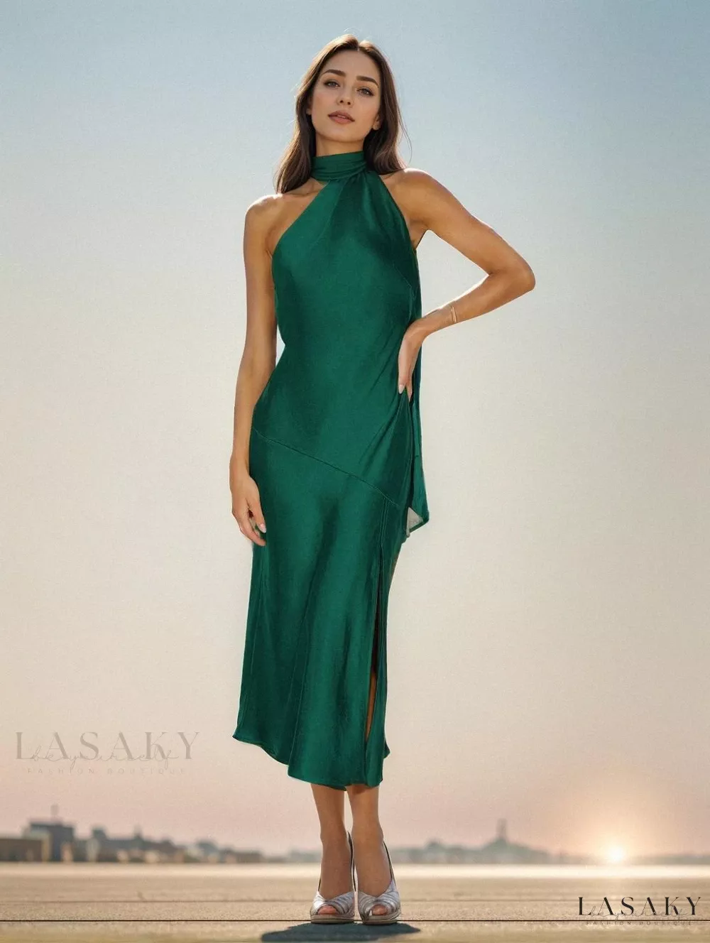 Lasaky ā Elegant Off-shoulder Split Dress with Sophisticated Design for ... Lasaky ā Elegant Off-shoulder Split Dress with Sophisticated Design for ...