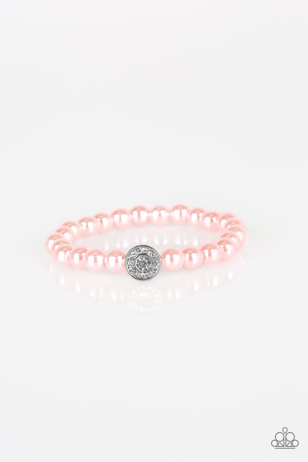 Follow My Lead Pink Paparazzi Accessories Pink Bracelet Pink Pearl