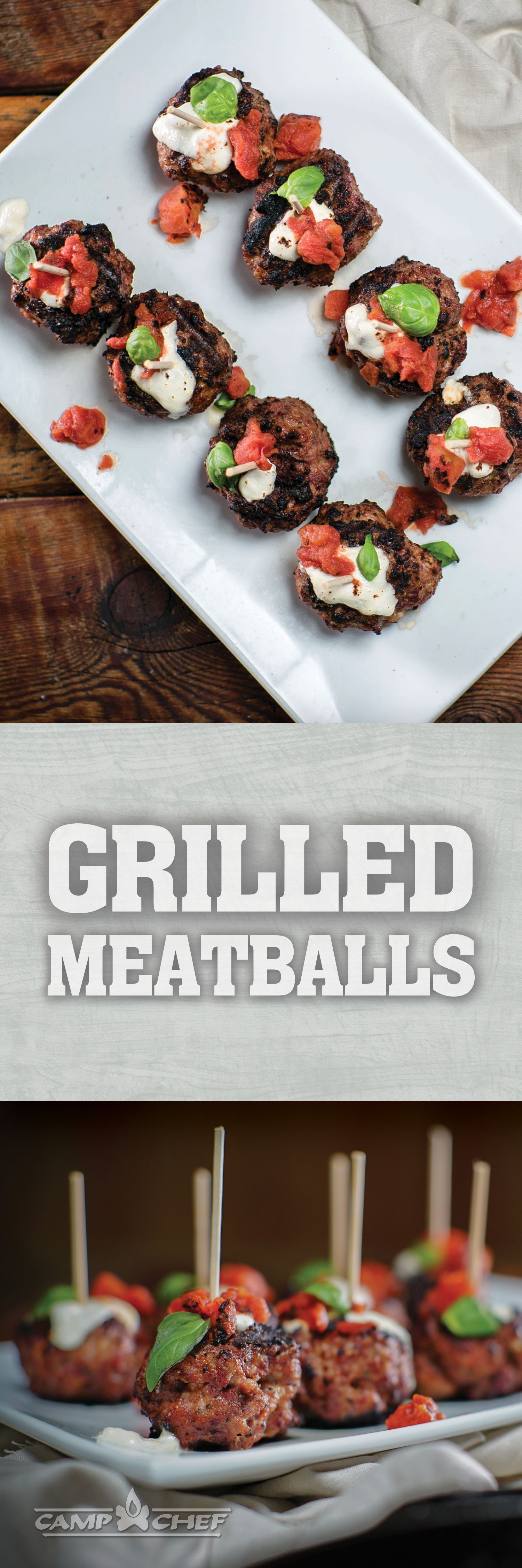 Grilled Meatballs Recipe Pellet Grill Recipes Starter Dishes