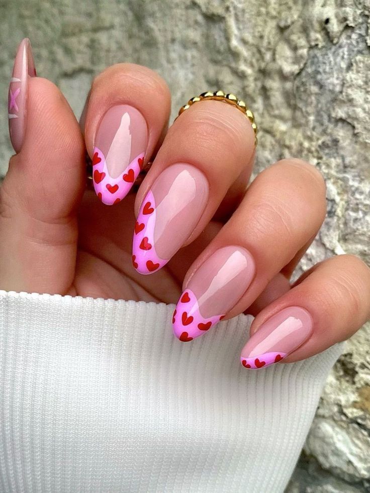 15 Cute Valentines Day Nail Design Ideas Manicura De Uñas Manicura