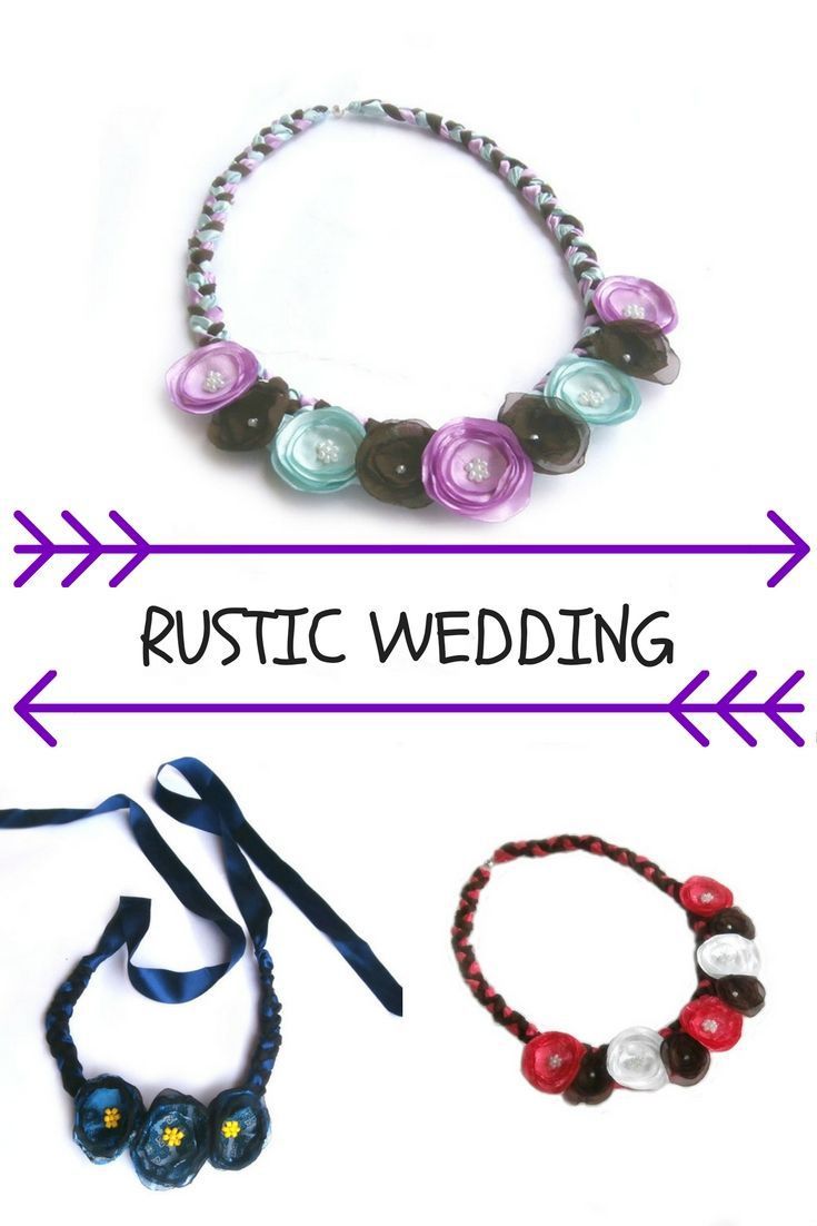 Check Out These Custom Design Flower Necklaces At Shopfabrictwist