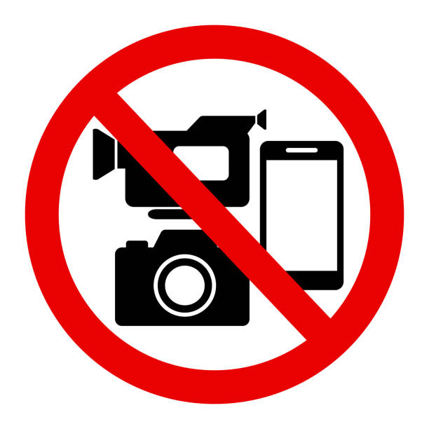 5 500 Photography Prohibited Stock Illustrations Royalty Free Vector