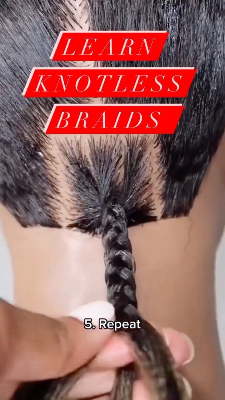 Braidstribe On Instagram Knotless Braids Tutorial ππππ Get A Mannequin Head Via Link In Bio So