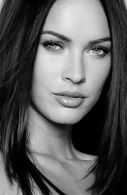 Pretty Face Gorgeous Women Megan Fox Pictures Megan Denise Fox Brunette Beauty Portrait