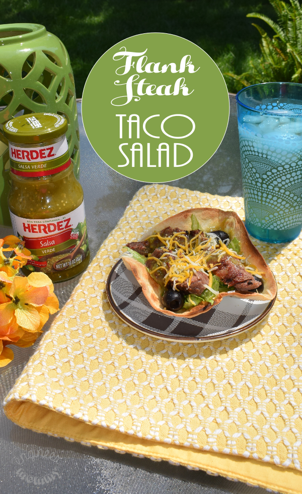 Marinated Flank Steak Taco Salad Engineer Mommy Recette