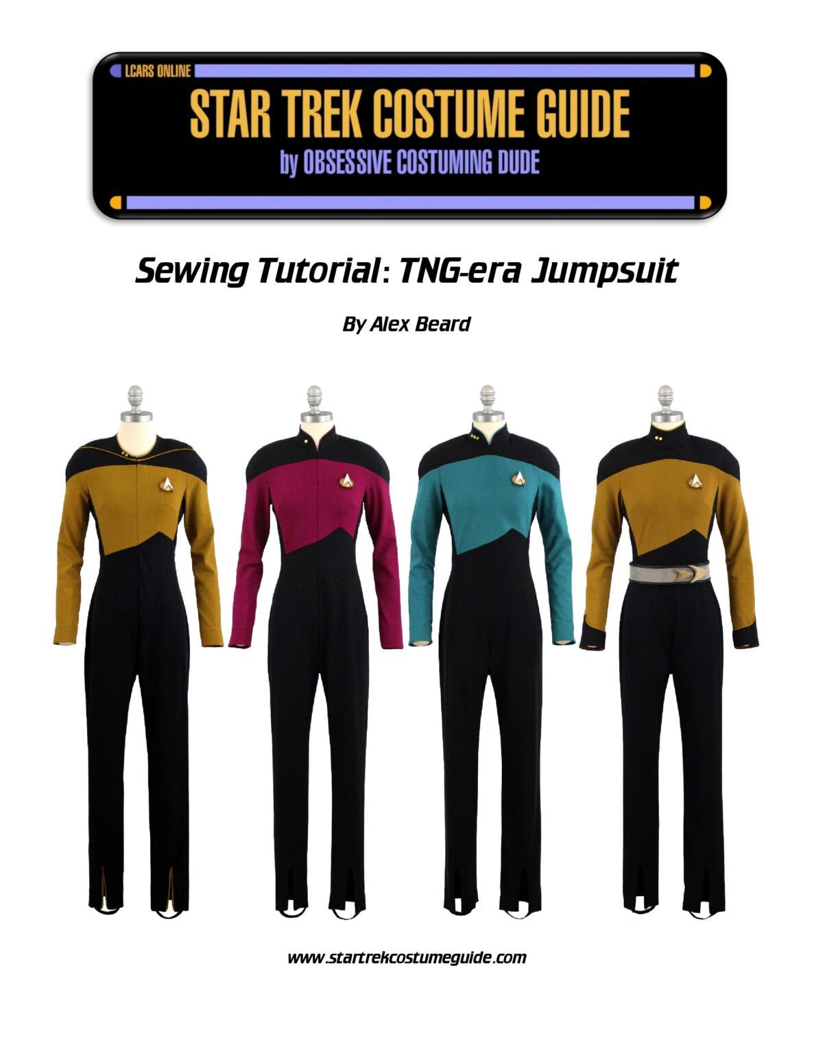 Tng Jumpsuit Sewing Tutorial Star Trek Costume Guide Star Trek