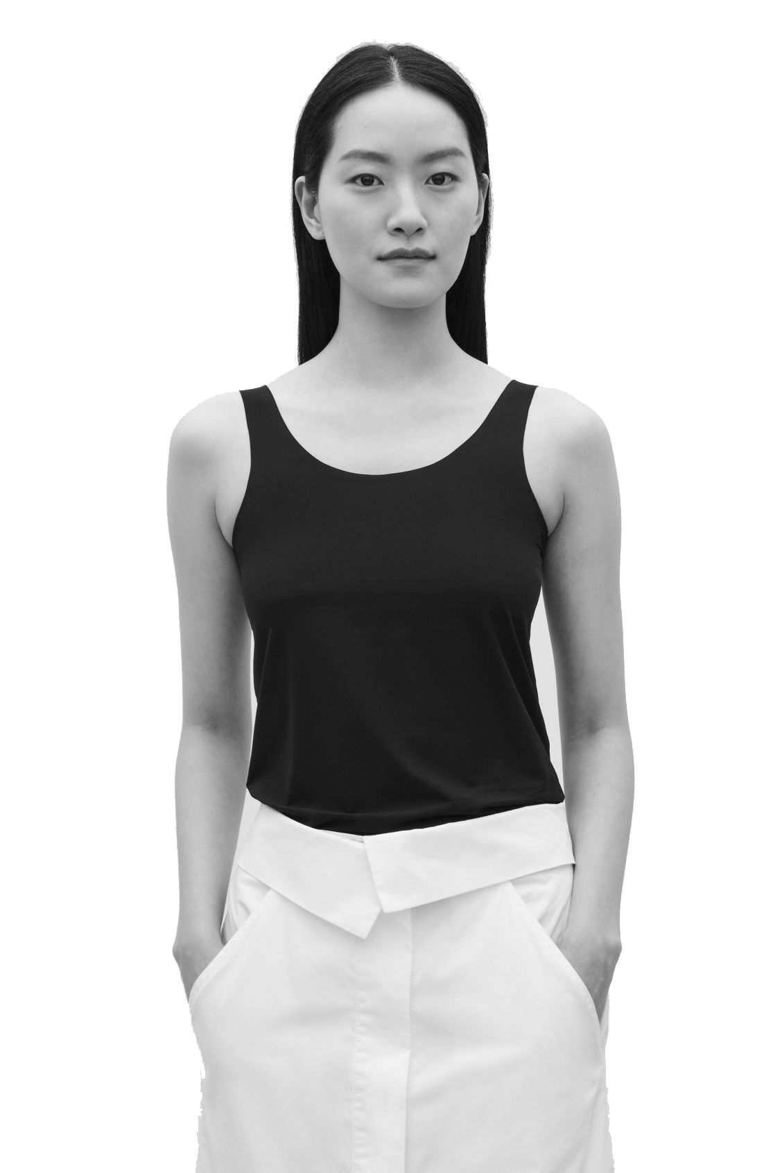 Basic Tank Top Resources Tank Tops Model Fashion Moda Halter Tops Fashion Styles