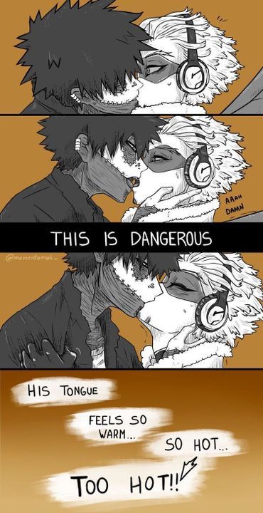 Mha Spicy Pics Complete Dabi X Hawks In 2021 My Hero Academia Episodes Hottest Anime