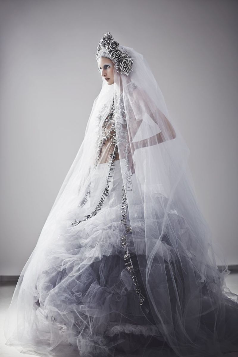 Theatrical Monarch Attire Wedding Dresses Custom Wedding Dress Wedding