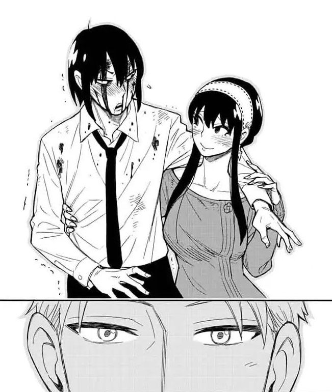 Characters Loid Forger Yor Briar And Yuri Briar Manga Art Anime