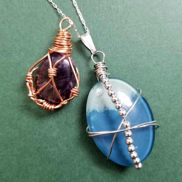 Wire Wrap Stone How To Wire Wrap Stones Without Holes Wire Wrapped