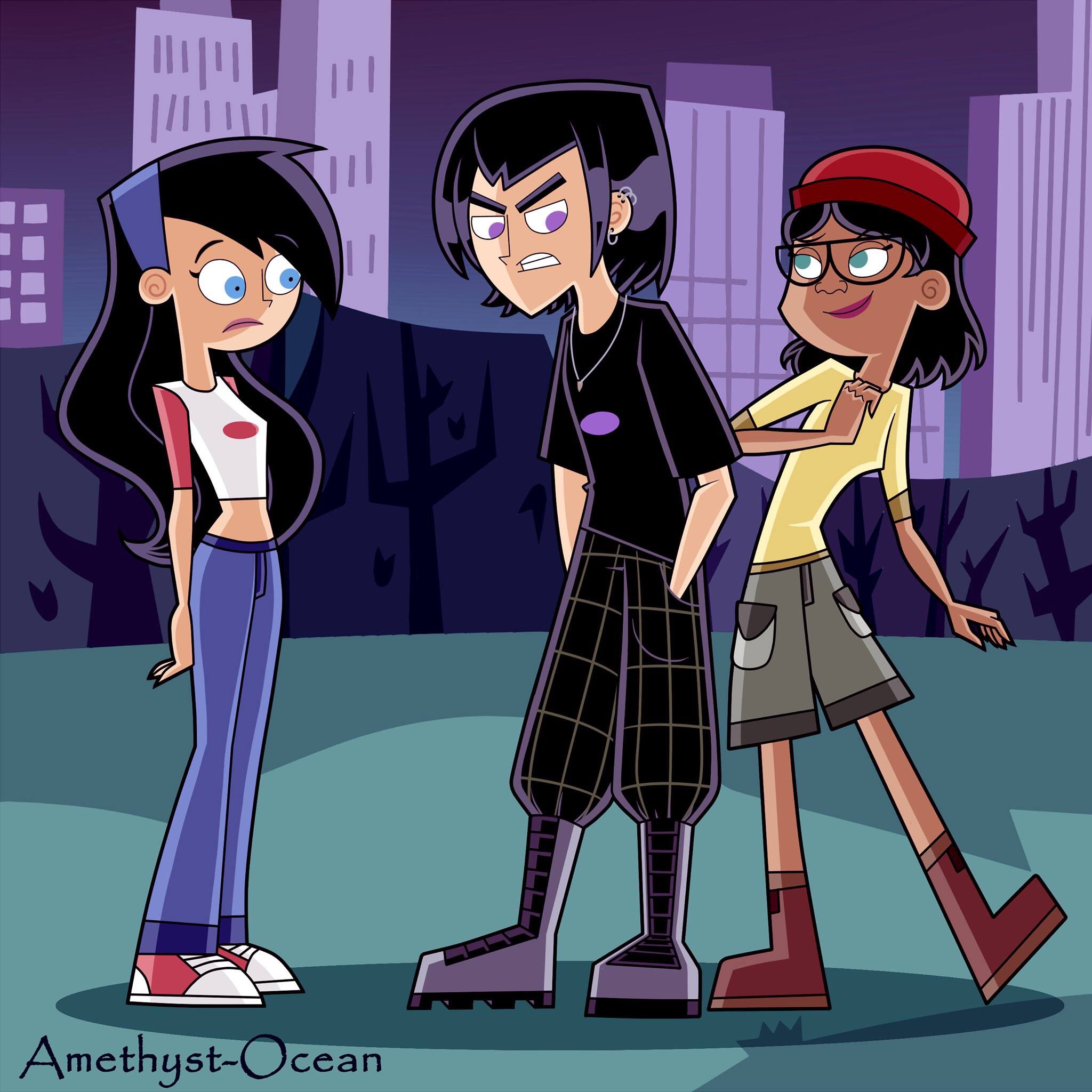 Danny Phantom Genderbergs Sam Looks So Cool Byamethys Ocean Danny Phantom Amethyst