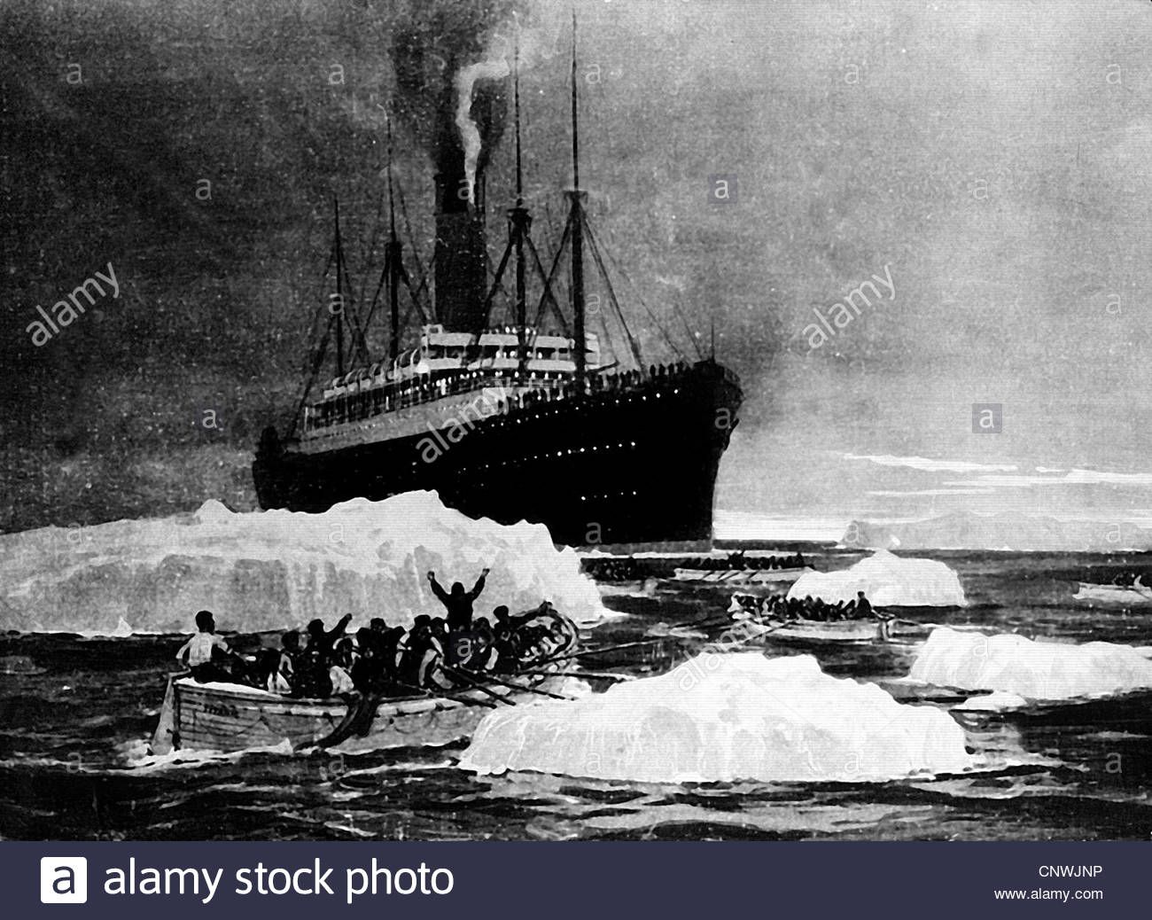 Transport Transportation Navigation Titanic Rescue Of The Survivors By The Rms Carpathia