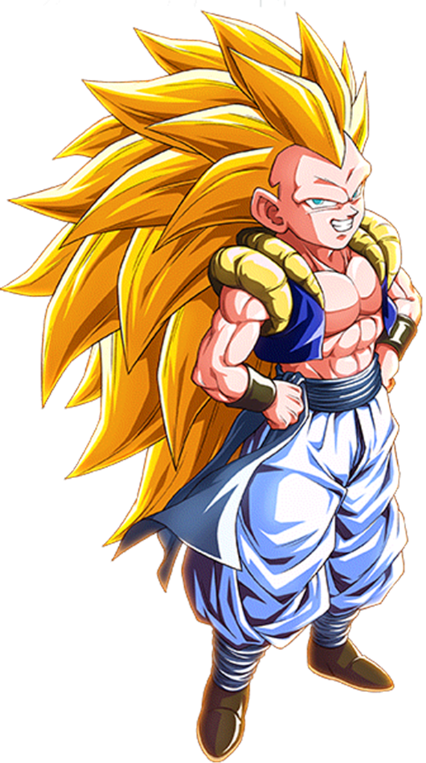 Super Saiyan 3 Gotenks Render By Princeofdbzgames On Deviantart In 2022