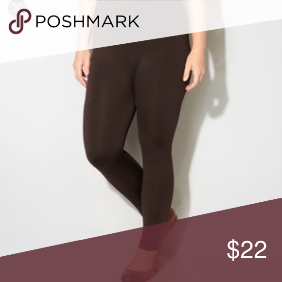 Plus Size Fleece Lined Leggings Brown Clothes Design Fashion Design Fashion