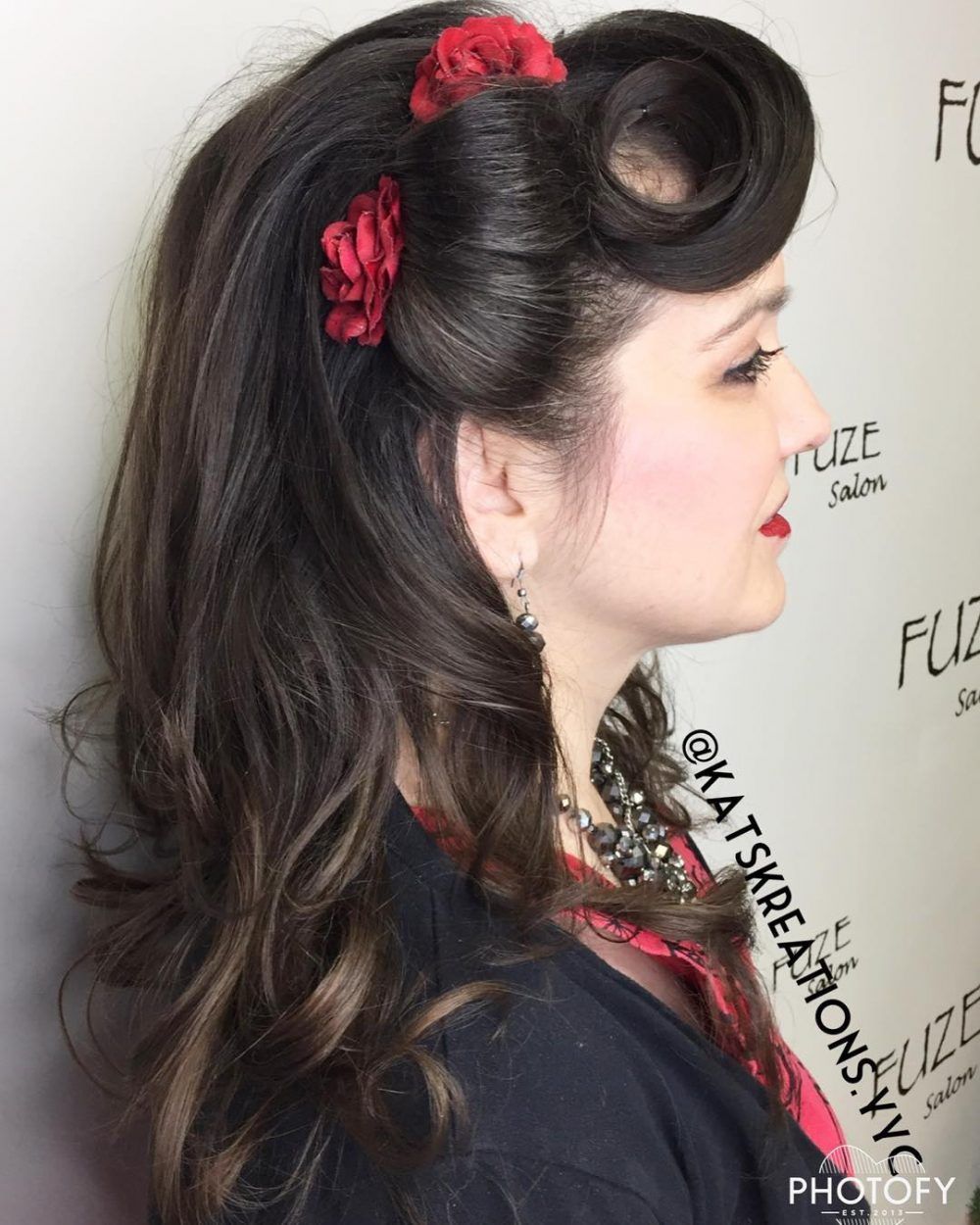 42 Pin Up Hairstyles That Scream Pin Up Hair Vintage Hairstyles For