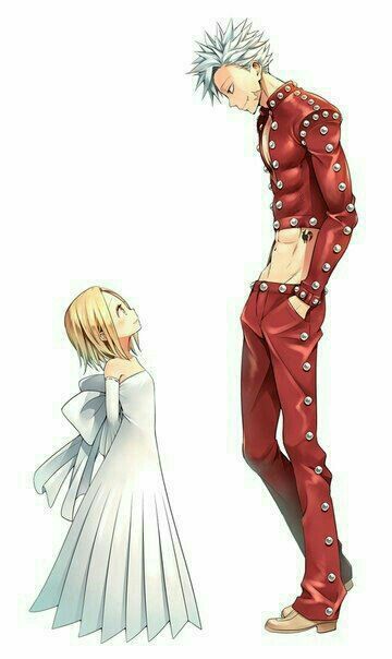 ɪᴍᴀ́ɢᴇɴᴇs ʙᴀɴ X ᴇʟᴀɪɴᴇ Anime 7 Pecados Capitales Fotos De Meliodas Parejas De Anime
