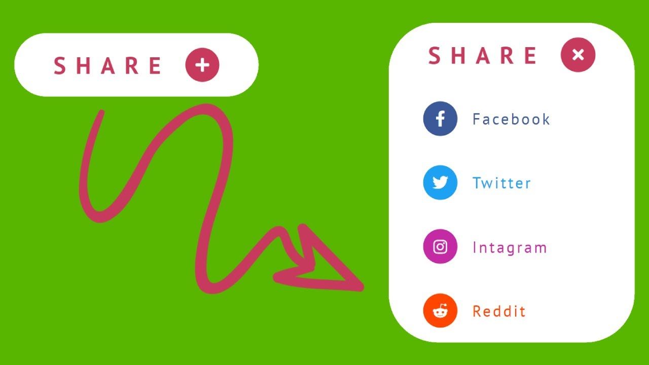 How To Create The Social Media Share Buttons In Html Css And Javascript Artofit