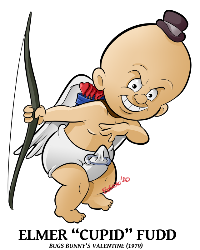 St Valentine Wom Special Elmer Cupid Fudd By Boscoloandrea On Deviantart Bugs Bunny Cartoons