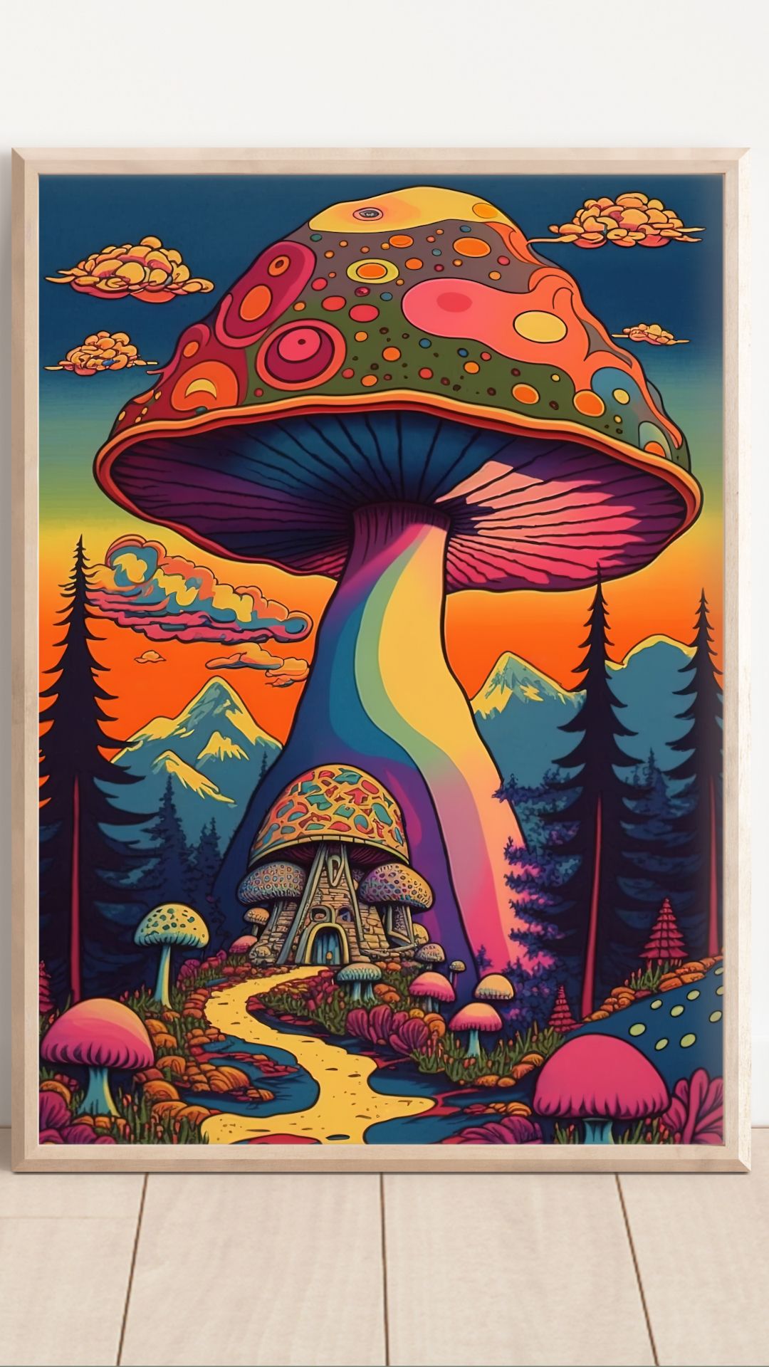 Trippy Magic Mushroom Art Artofit