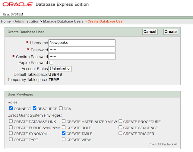 How To Create User In Oracle Database Artofit