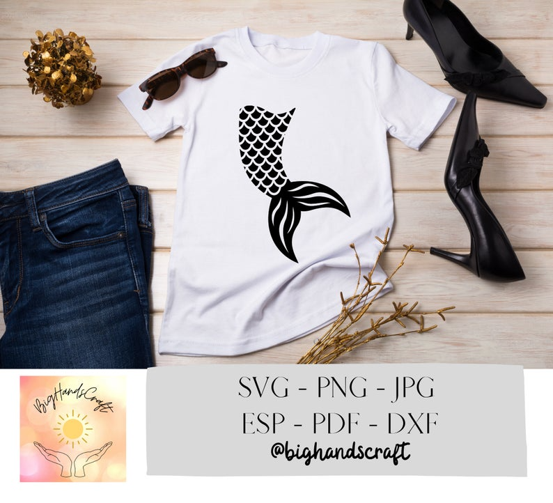 Mermaid Tail Svg Mermaid Svg Mermaid Tail Clipart Etsy Mermaid Svg