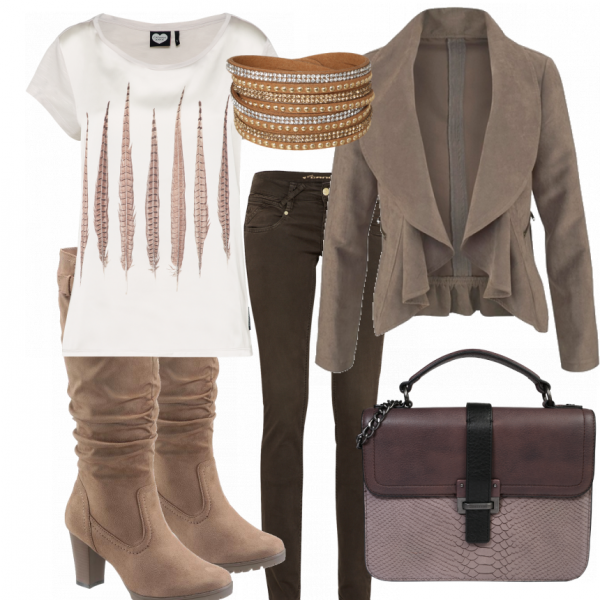 Herbstfarbe Outfit Herbst Outfits Bei Frauenoutfits De Modische