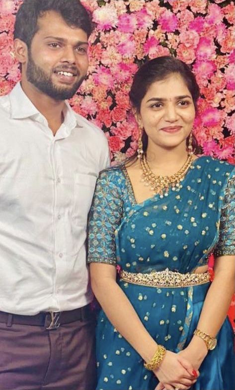 Harika and Monish’s roka ceremony | Indian fashion saree, Blouse hand ... Harika and Monish’s roka ceremony | Indian fashion saree, Blouse hand ...