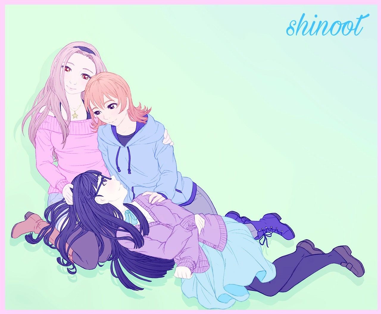 Shinoot Art Digimon Adventure Tri Meiko Mochizuki Mimi Tachikawa Sora