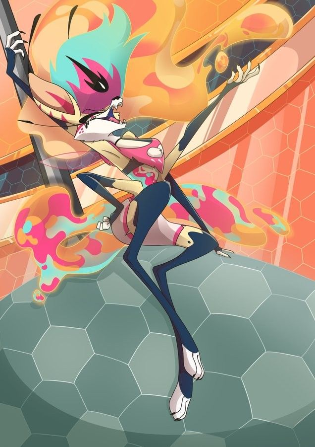 Hazbin Hotel Husk Furry Couple Vivziepop Hazbin Hotel Angel Dust Queen Bees Furry Art