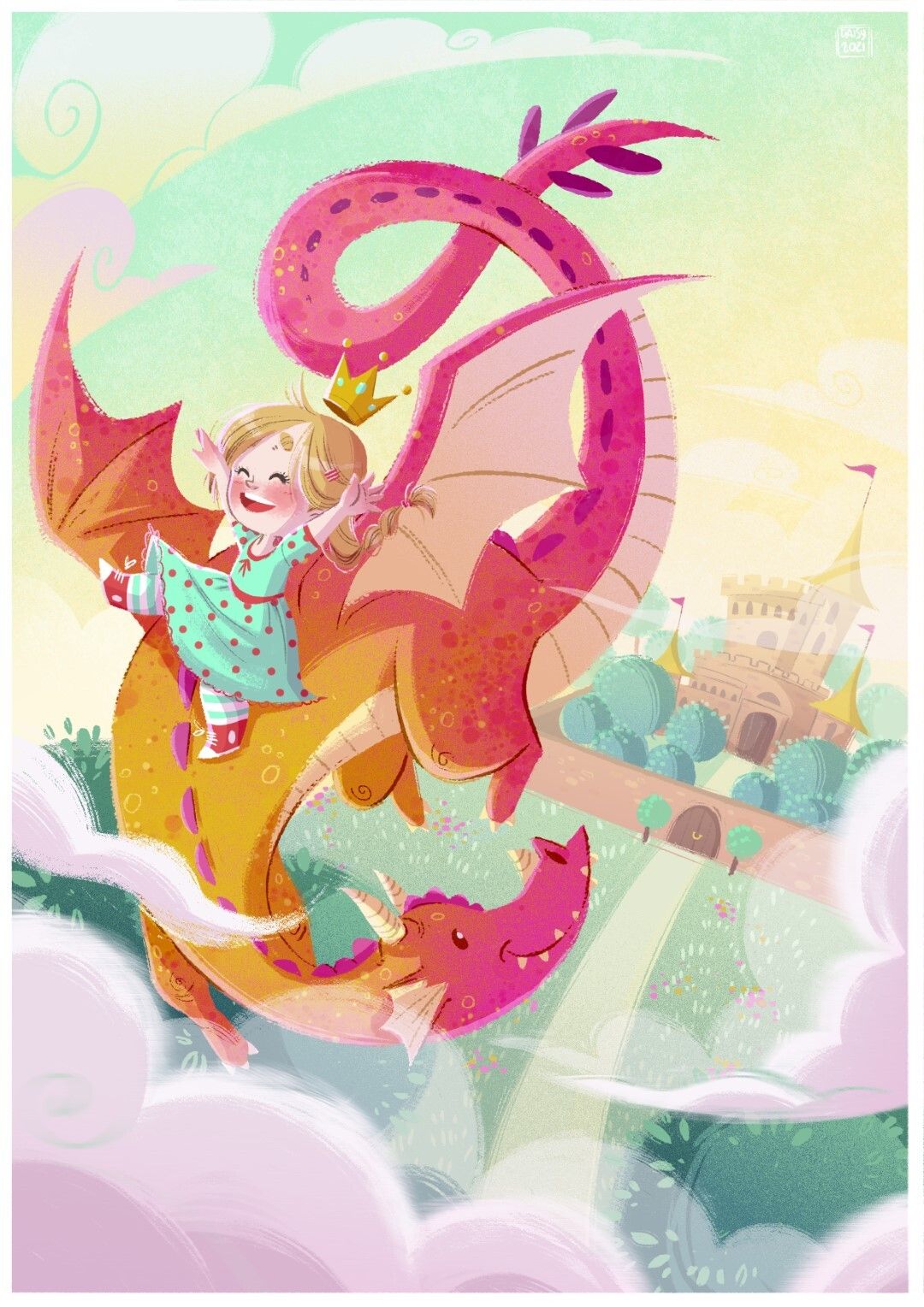 Princess Dragon Daisy Ingrosso Zeichnen Lernen Drachen Zeichnen