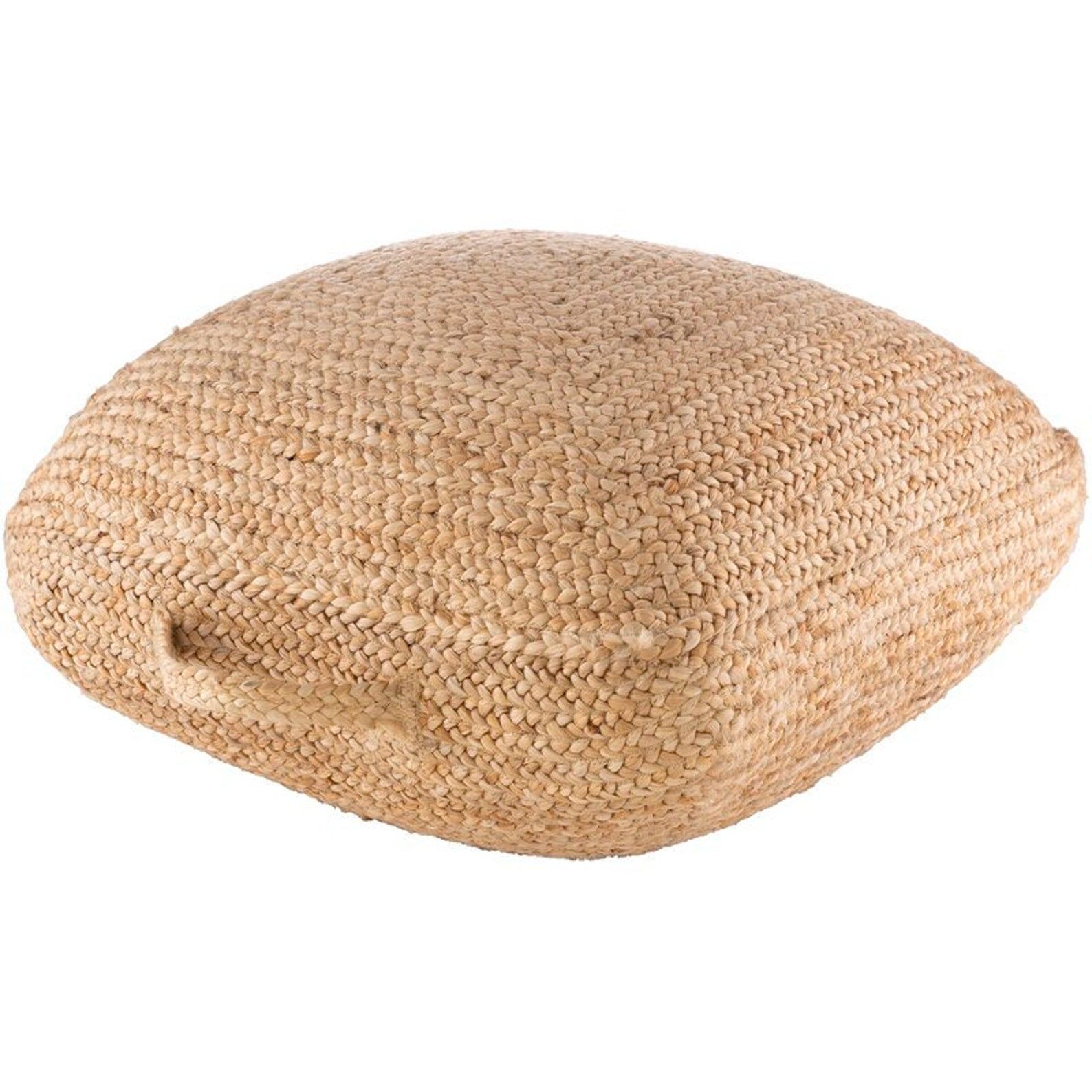 Jute Boho Floor Pillow Floor Pillows Pillows Decorative Pillows