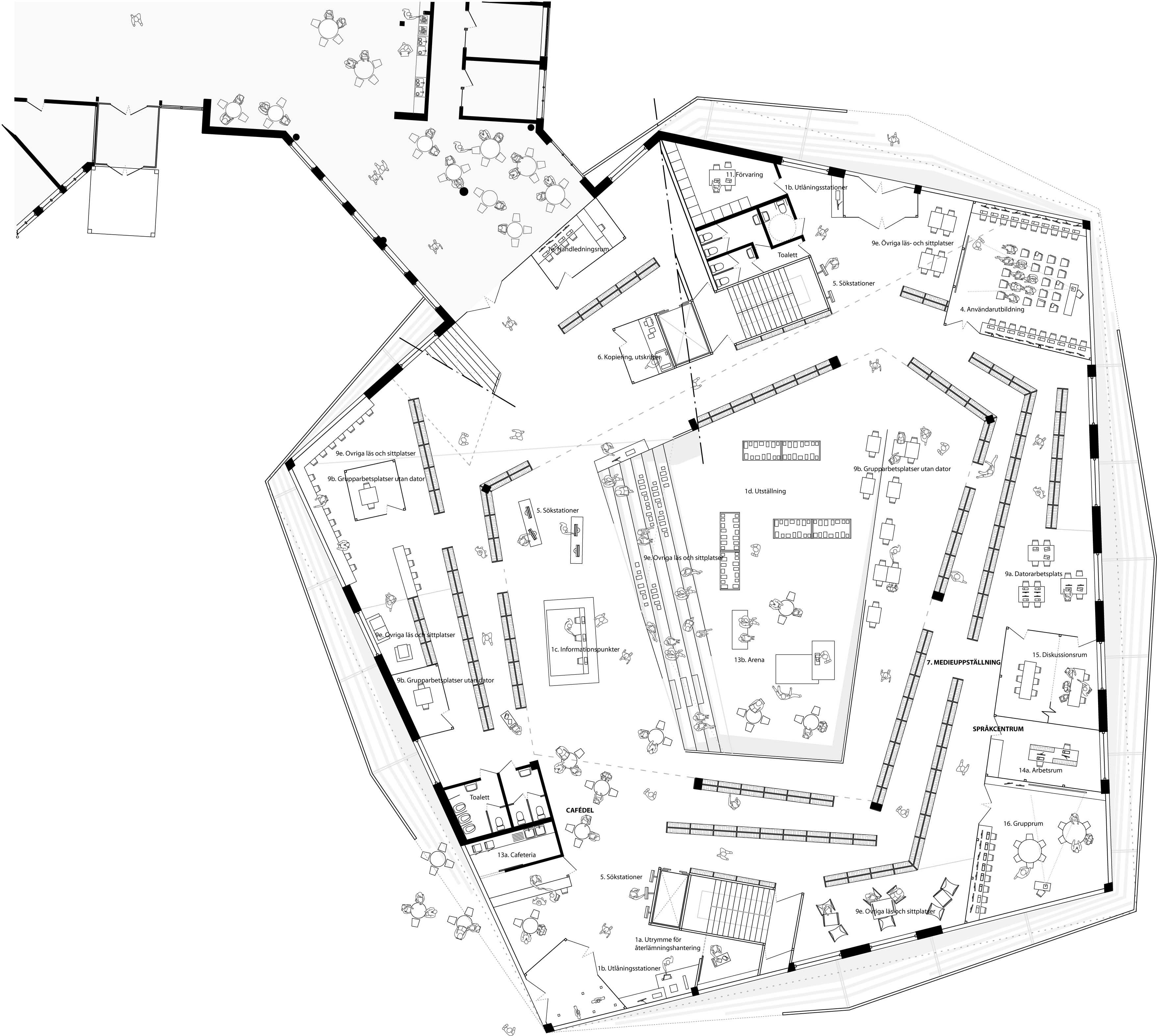 Dalarna Media Arena Adept Sou Fujimoto Architects Beta Library