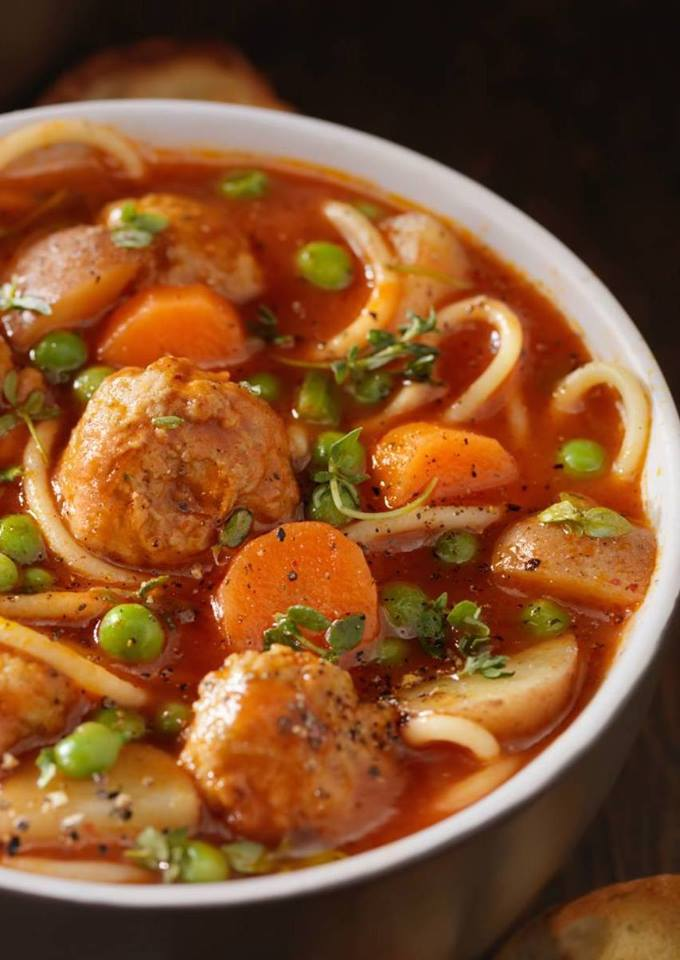 Italian Meatball Soup My Yummy Kitchen Meatball Soup Italian