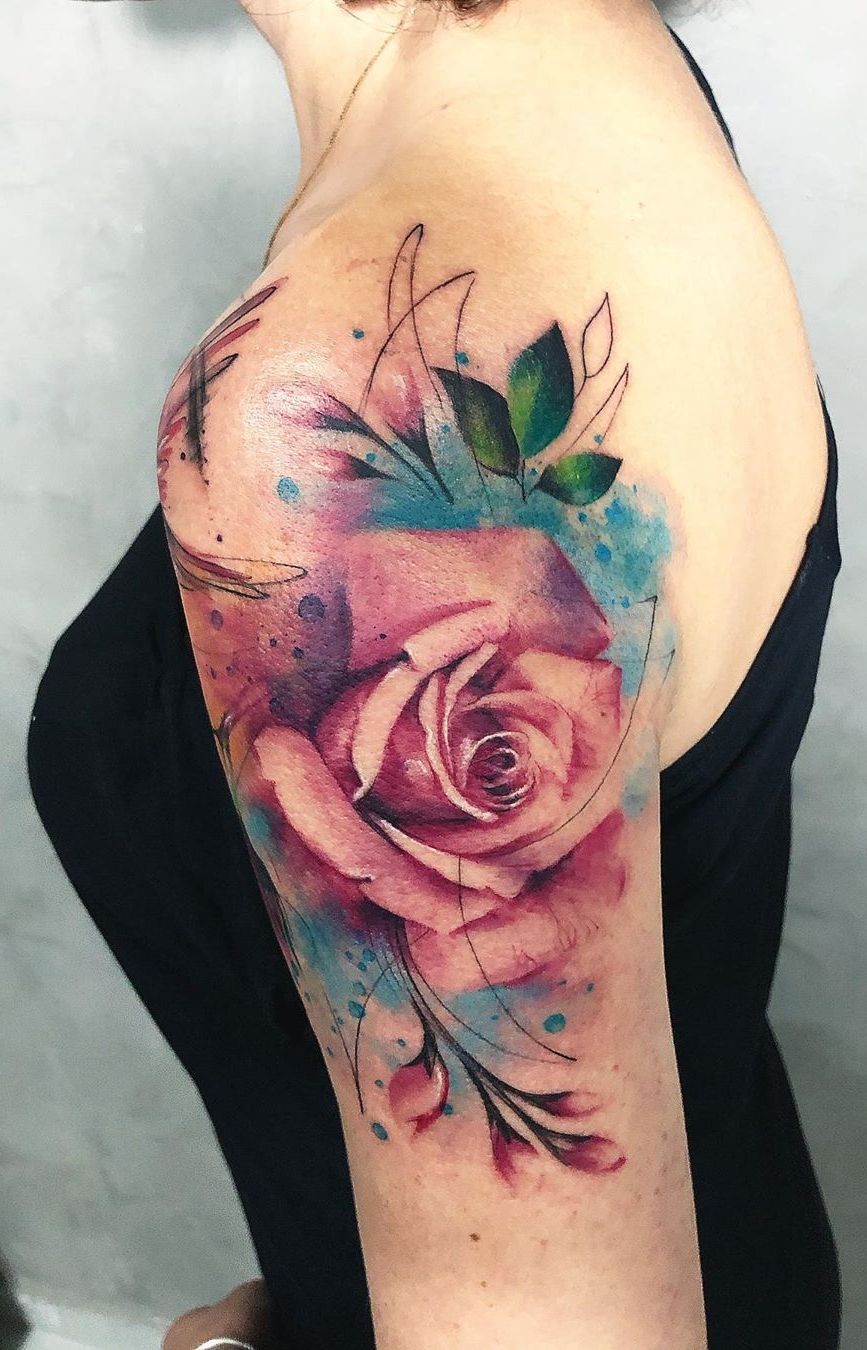 Feed Your Ink Addiction With 50 Of The Most Beautiful Rose Tattoo
