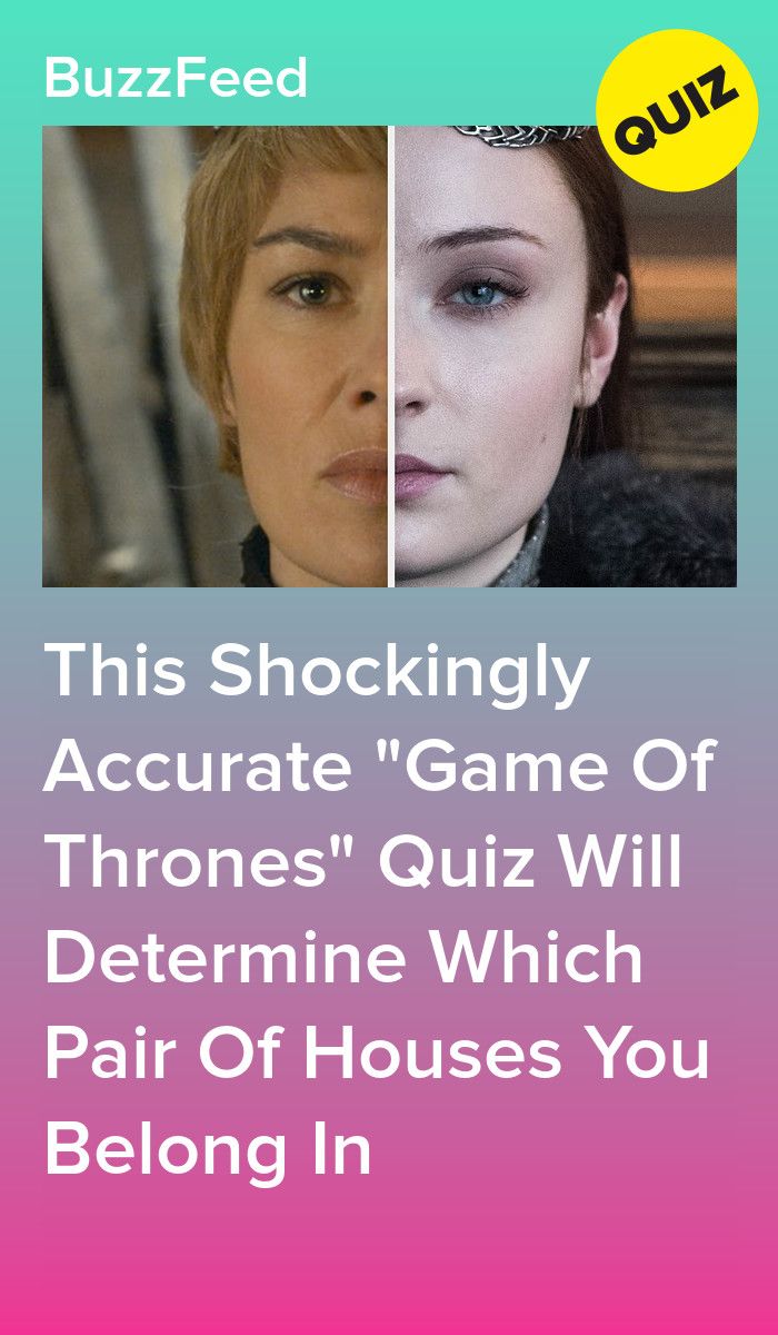 This Shockingly Accurate Game Of Thrones Quiz Will Determine Which
