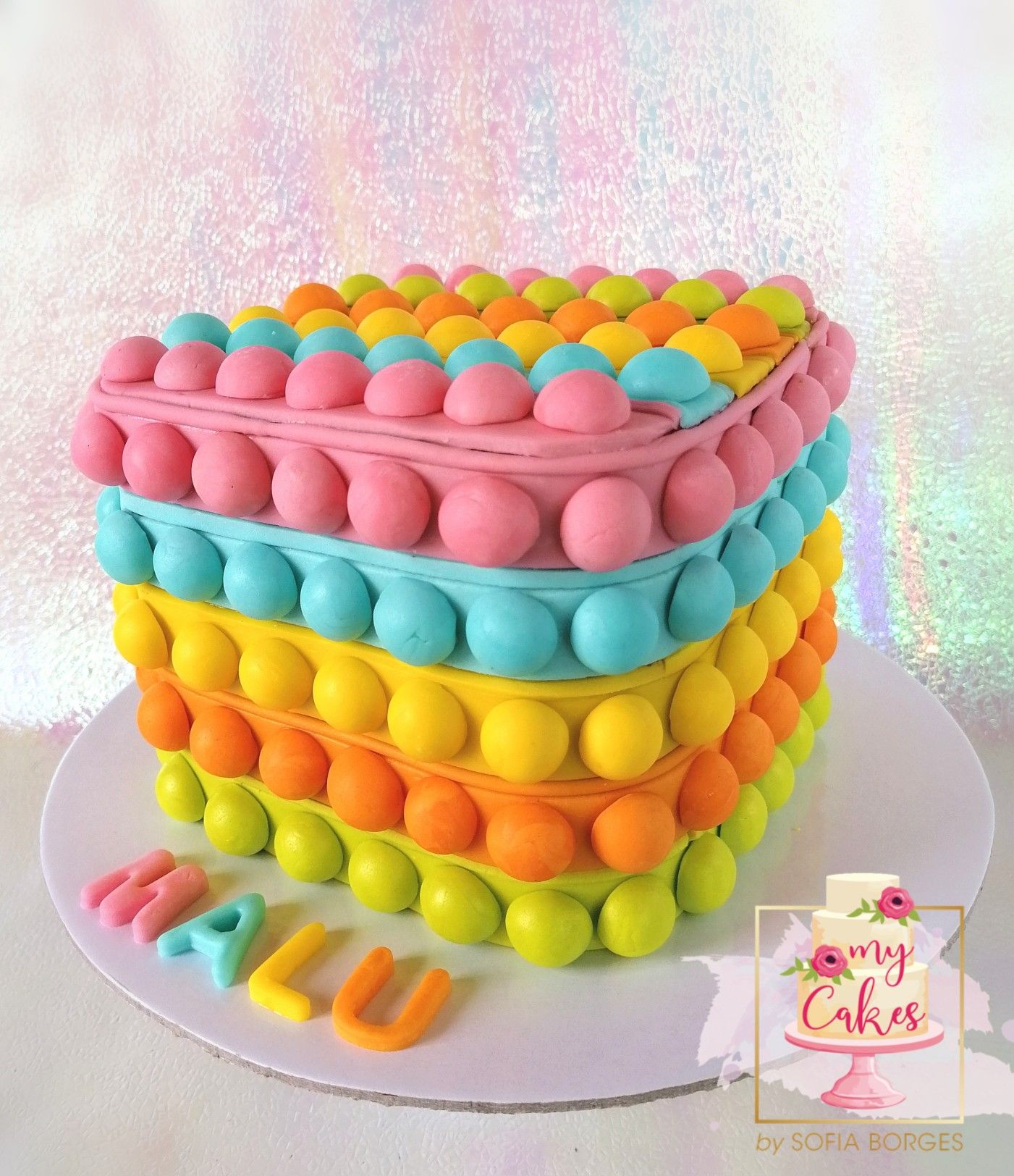 How To Make Rainbow Cake Decorating Ideas So Yummy Colorful Cake