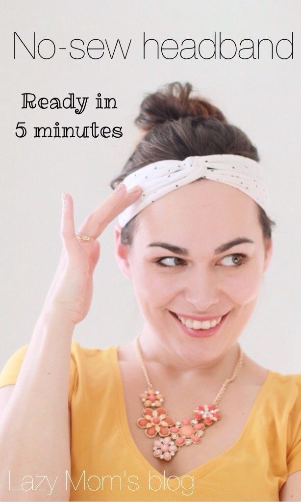 Amazing No Sew Headband Tutorial Joanna Anastasia Sewing Headbands