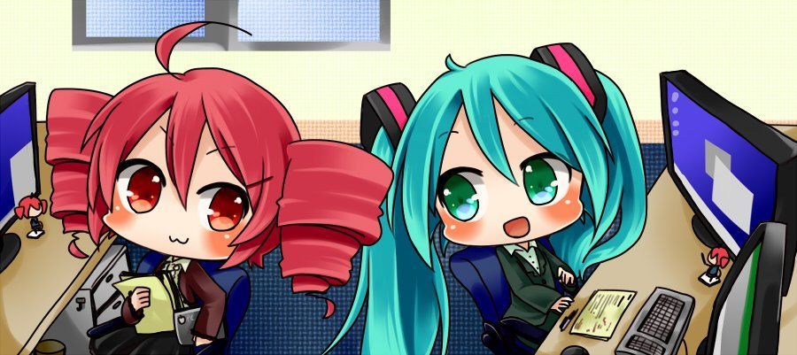 Vocaloids Teto And Miku En 2024 Cómics Divertidos Vocaloid Cantando