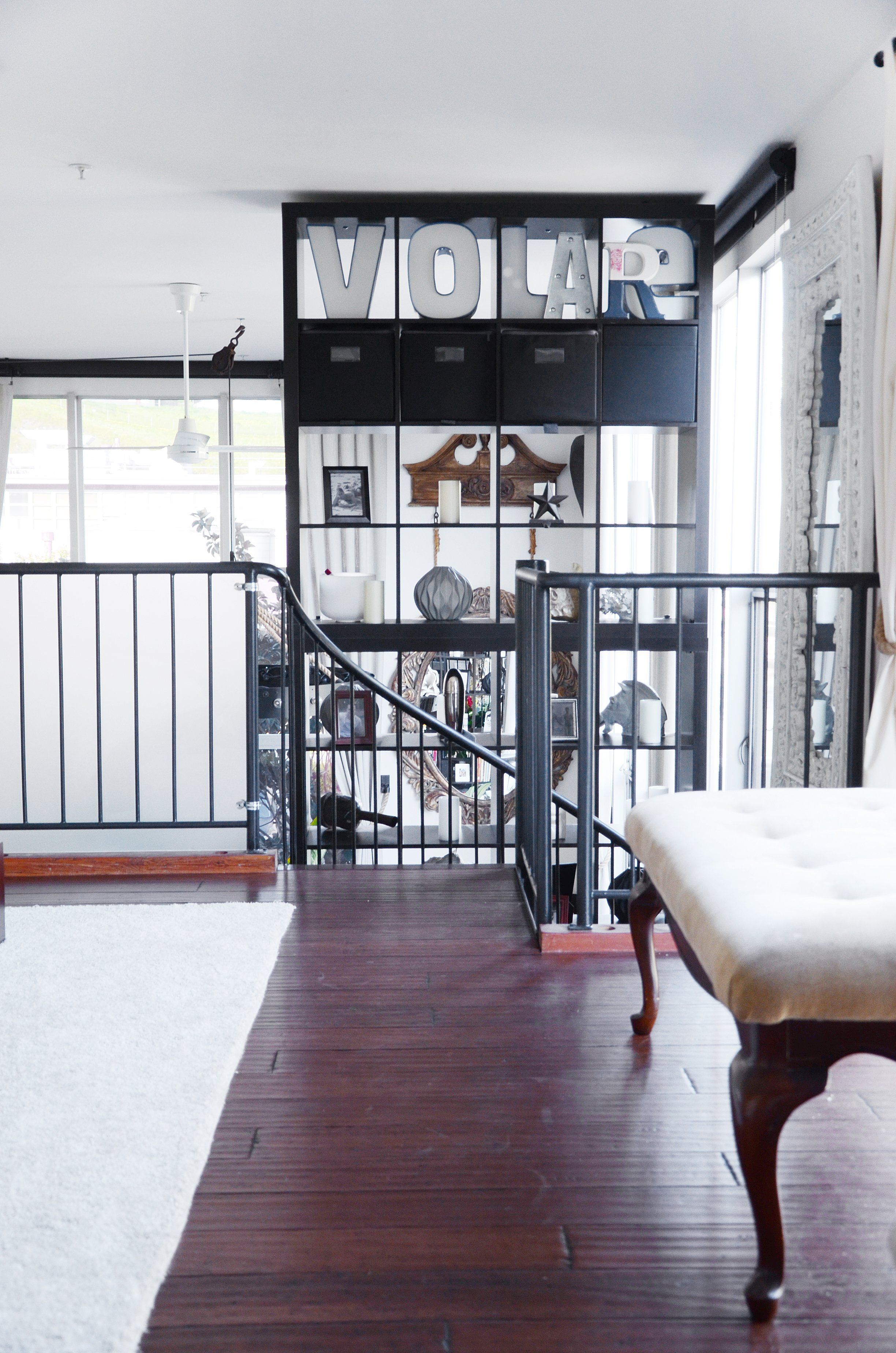 An Ikea Hack Of Epic Heights A Sky High Stacked Bookcase From Kallax