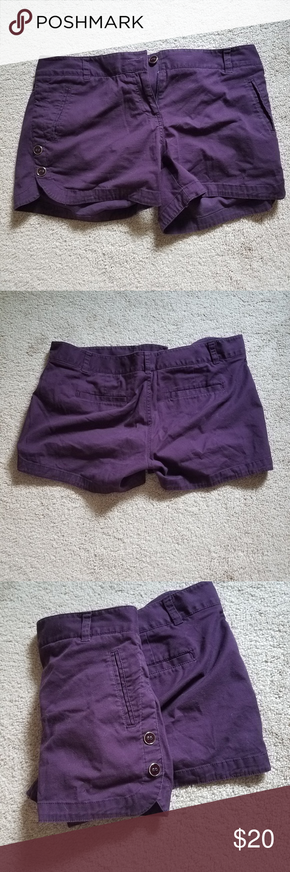 The Limited Eggplant Shorts Shorts Women Shopping Womens Shorts