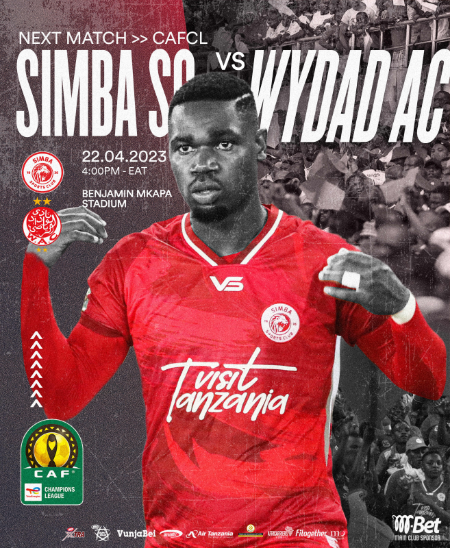Kikosi cha Simba vs Wydad AC Leo 22 April 2023 CAF Champions League in ... Kikosi cha Simba vs Wydad AC Leo 22 April 2023 CAF Champions League in ...
