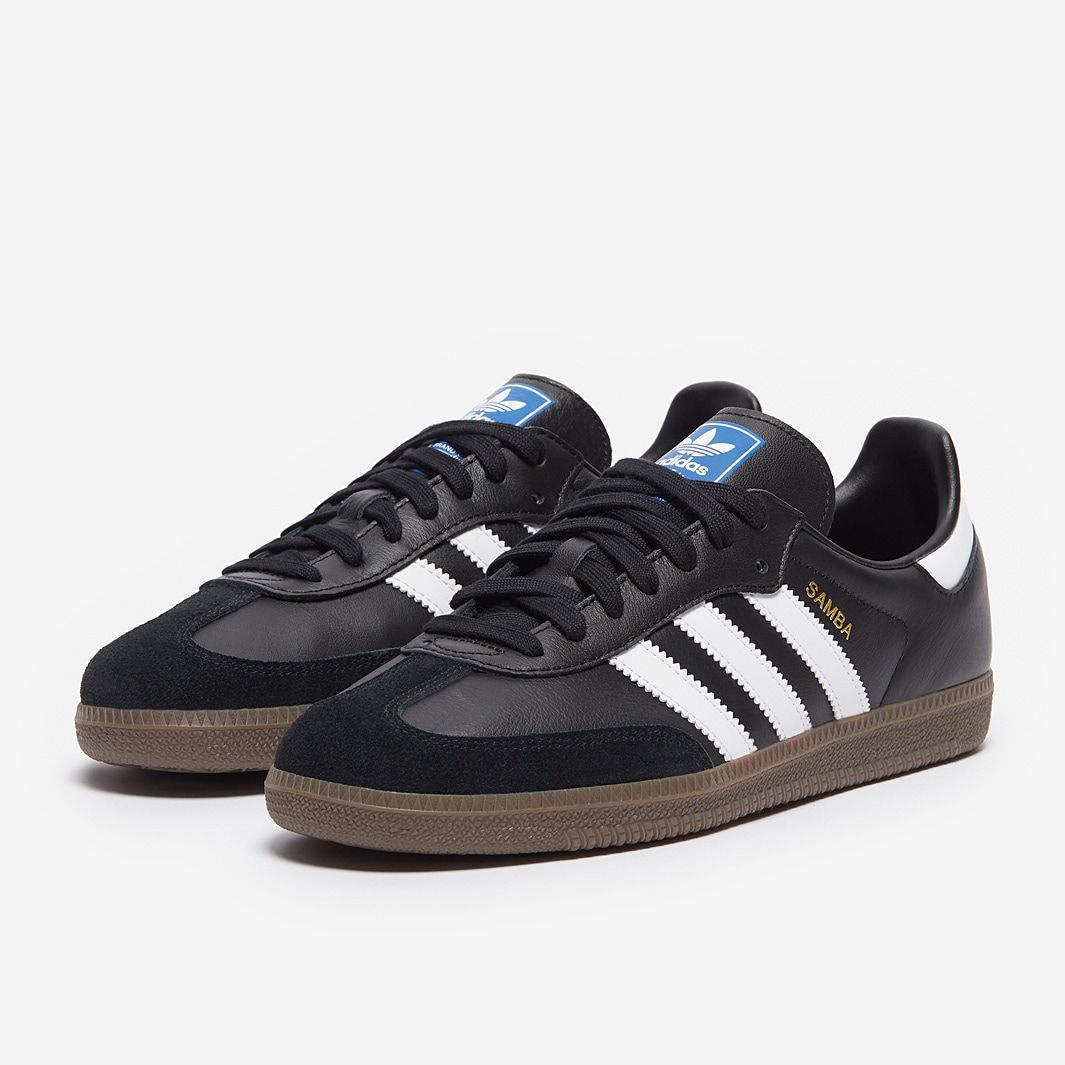 Mens Shoes Adidas Originals Samba Og Core Black White B75807