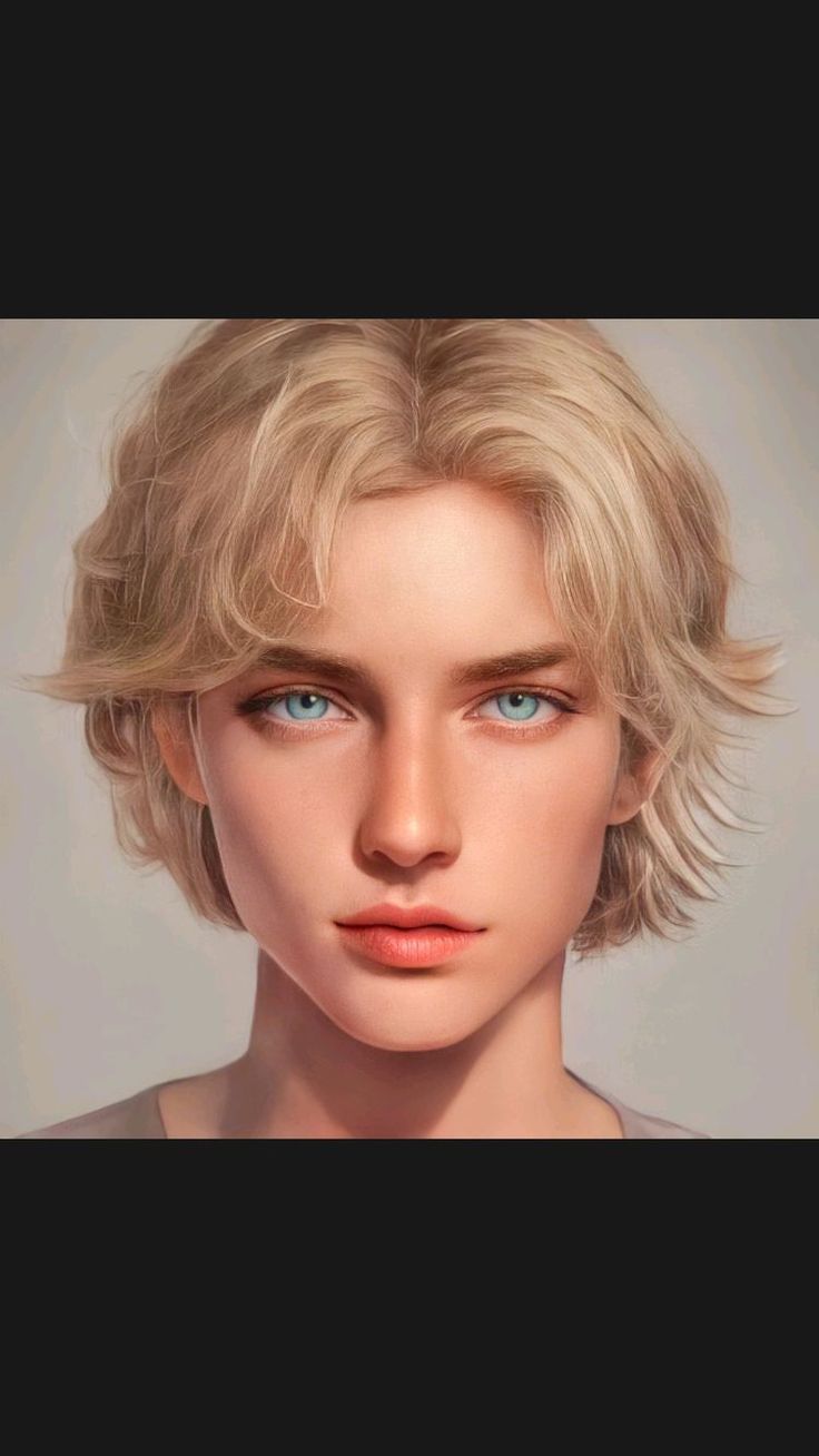 Blonde Hair Blue Eyes Blonde Guys Curly Blonde Blonde Hair Male Character Design Male