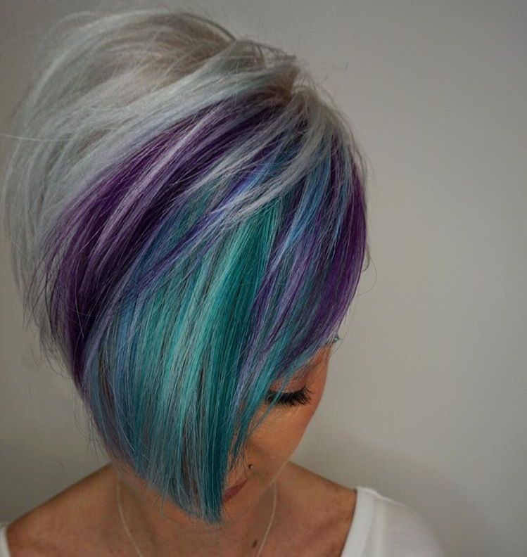 Beauty Hair Haircuts Haircolor Peacock Hair Color Hair Styles Hair Cuts